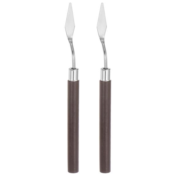 【本商品は海外出荷】お届けは通常20-30日を頂いております。サイズ-モデル：No.7;スタイル：小型ポインティ;ブレード幅：10mm;ブレードの長さ：60mm;全長：162mm;カラー：レッド素材-ステンレス製のパレットナイフは、錆、耐腐...