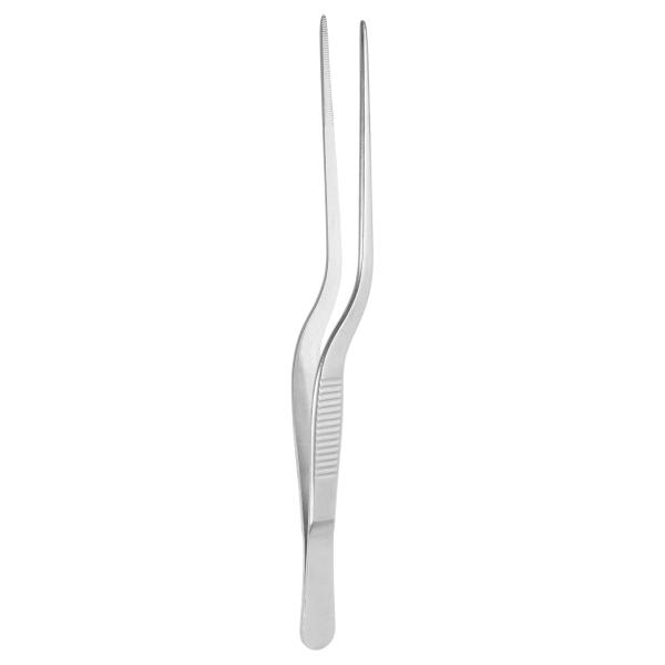 【本商品は海外出荷】お届けは通常20-30日を頂いております。サイズ - 長さ: 16 cm、幅: 9 mm素材 - オフセットピンセットトングはステンレス鋼製で、高温耐性、防錆性、強い硬度、研磨された表面、お手入れが簡単です。ピンセットチ...