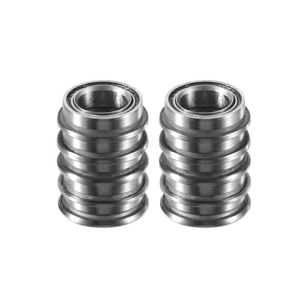 【本商品は海外出荷】お届けは通常20-30日を頂いております。10個 ユニバーサルベアリング鋼製ダブルメタルシールドフランジ深溝玉軸受。特徴：これらのMF85ZZ深溝玉軸受は耐久性のある軸受鋼とゴムで作られており、サイズ：5x8x2.5mm...