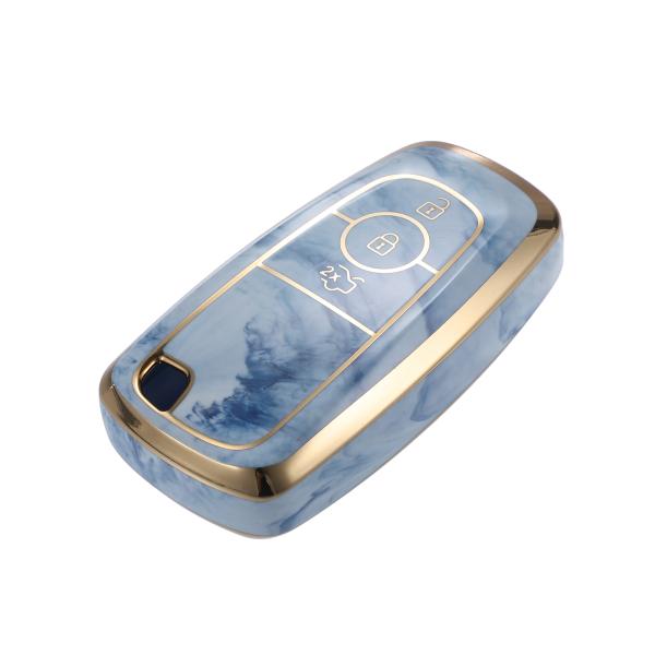 【本商品は海外出荷】お届けは通常20-30日を頂いております。適合 - キーホルダーカバー Fo rdに対応 Exp lorer Ecosportに対応 Mustangに対応 Fusi on Escape F150 f 250 F350 F...