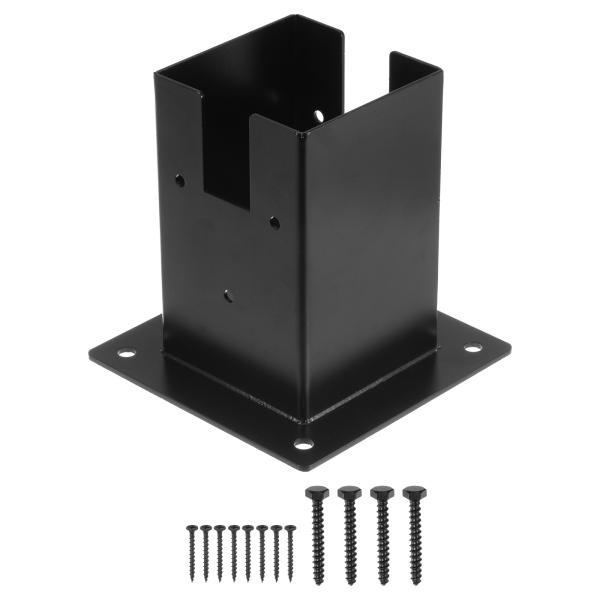 【本商品は海外出荷】お届けは通常20-30日を頂いております。あなたが受け取るもの-各パッケージには、1つの支柱ベースと8個の普通ネジ、4個の木ネジが含まれています。堅牢&amp;安定した支柱台座-2mm厚の鋼材を用いて製造し、耐食性、防錆...