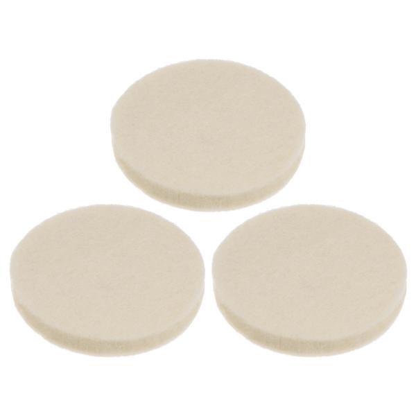 【本商品は海外出荷】お届けは通常20-30日を頂いております。サイズ - カラー: ホワイト、直径: 50 mm、厚さ:8 mm、3 x 羊毛フェルト研磨パッド材料 - 良質のウール素材で作られたウールフェルトは柔らかく弾力性があり、天然素...