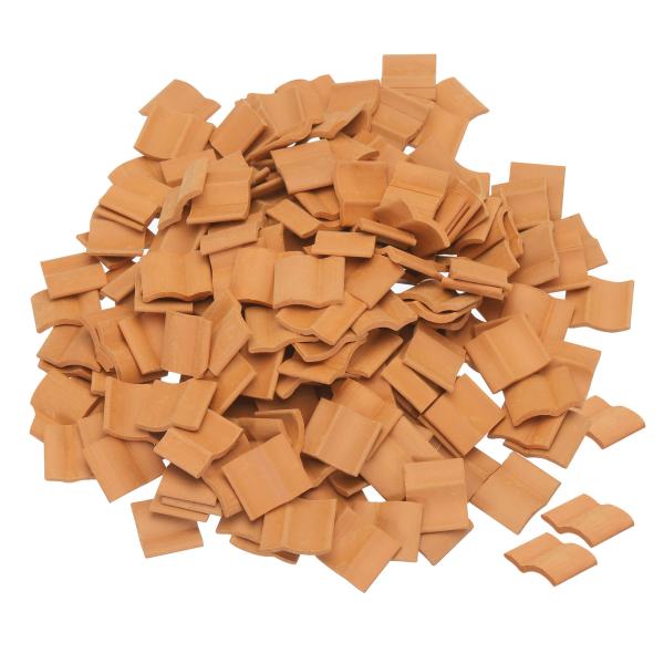 【本商品は海外出荷】お届けは通常20-30日を頂いております。ミニチュア瓦はあらゆる種類の汎用モデリングに適しています。砂場情景、建設アクセサリー、ペッ トハウス、デザインモデル、鉄道模型にも使用できます。ミニスケール壁レンガ、サイズ:長さ...