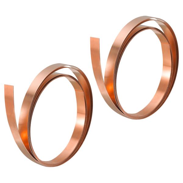 【本商品は海外出荷】お届けは通常20-30日を頂いております。サイズ: 0.5 mm厚さ、1000 x 5 mm(L x W)導電性、熱伝導性に優れた銅素材を使用しています。銅板ロールはガスケット、ワッシャー、工芸品など様々な部品に加工でき...