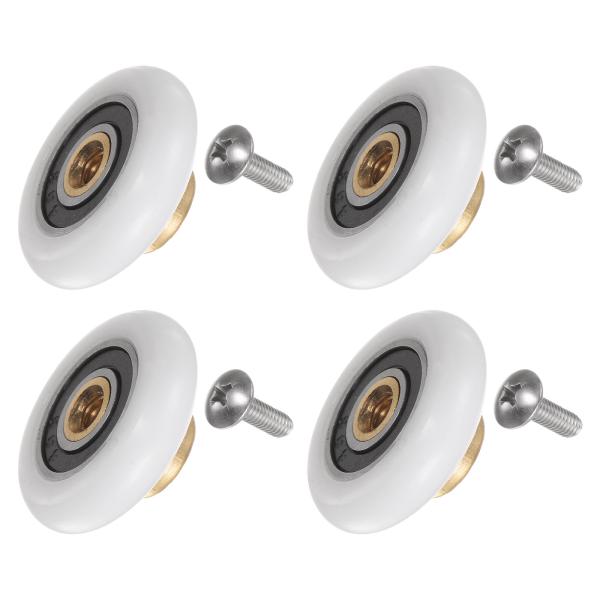 【本商品は海外出荷】お届けは通常20-30日を頂いております。サイズ: ローラー直径: 23mm。ホイールの厚さ: 5.5mm、M4x0.7ネジが付属します。優れた素材:耐久性、耐腐食性のある素材で作られています。真鍮+POMホイール+ステ...