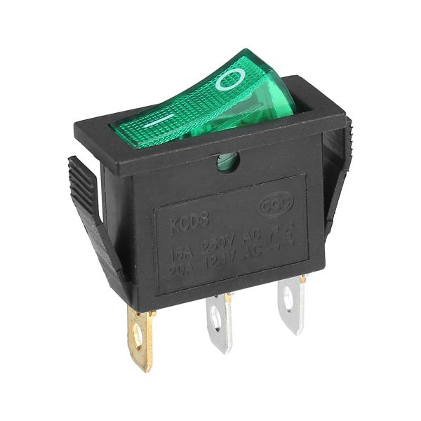 【本商品は海外出荷】お届けは通常20-30日を頂いております。商品名: ロッカースイッチ, タイプ: オンオフ (SPST), 電流および電圧: AC 250V/16A, 動作温度範囲: -20 to 80°C.寸法: 3.9x3.5x1....