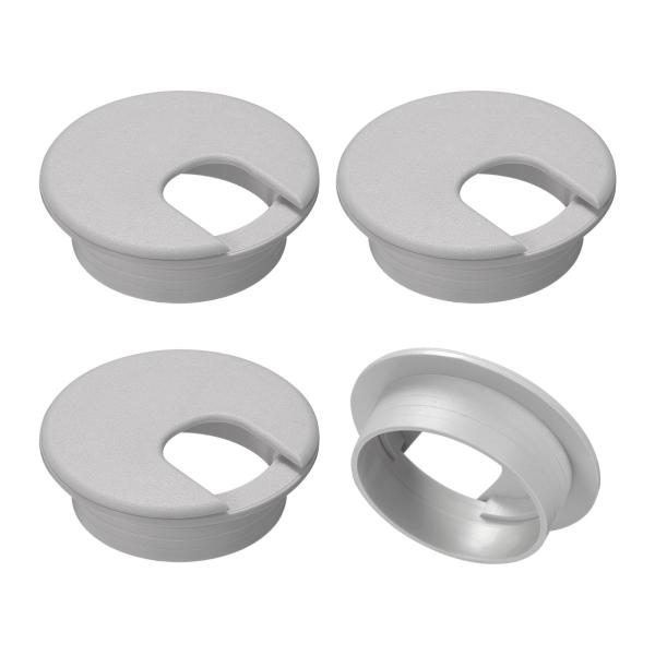 【本商品は海外出荷】お届けは通常20-30日を頂いております。[デスクグロメット] - 素材：ABSプラスチック；ホールの直径：50mm/2"；全体サイズ：63mmx20mm/2.48"x0.79"（最大直径×高さ）；カバーホールの幅：16...