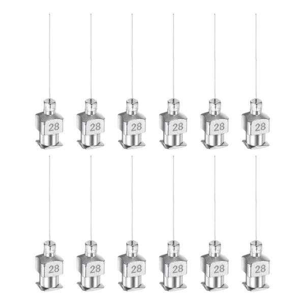 【本商品は海外出荷】お届けは通常20-30日を頂いております。サイズ - 鈍針の長さ：25mm / 0.98"；コネクタの穴の直径：4.2mm / 0.17"；全長：37mm / 1.46"；チューブの外径：0.35mm / 0.01"；チ...