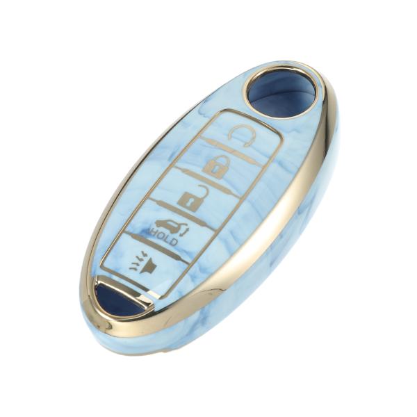 【本商品は海外出荷】お届けは通常20-30日を頂いております。正確なフィット - スマートキーフォブケースカバーは、Nis sanに対応Altimaに対応マキシマムラーノローグセントラ370zパスファインダー、Infi nitiに対応QX6...