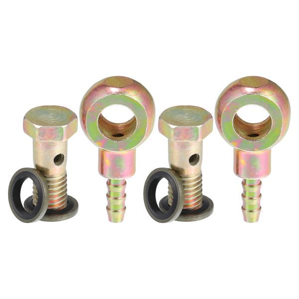 【本商品は海外出荷】お届けは通常20-30日を頂いております。適用車種 - カーボンスチールターボブレーキラインボルトアダプターキットは、M10x1.5スレッドサイズを持つほとんどの車に適しています。ボルトアダプターサイズ：30x15mm ...