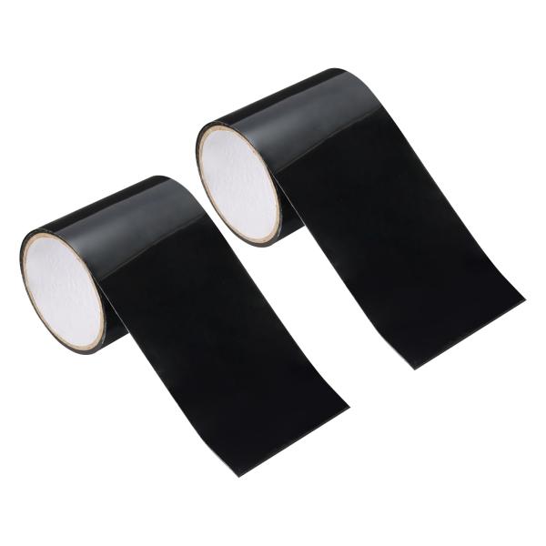 【本商品は海外出荷】お届けは通常20-30日を頂いております。カラー: 黒; 材料: PVC; 幅: 10 cm; 長さ: 1.5 M; パッキングリスト: 2ロール x 防水ダクトテープ材料: 自己融着シリコーンテープはシリコーン素材を使...
