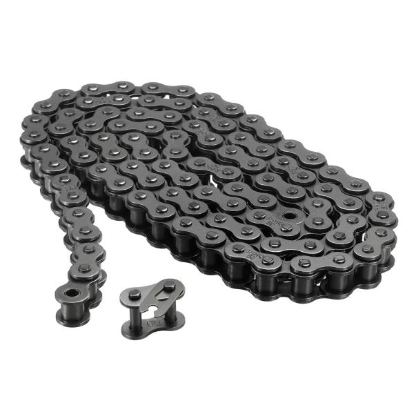 【本商品は海外出荷】お届けは通常20-30日を頂いております。製品仕様： #50ローラーチェーン 全長96リンク：5フィート/1.524m、ローラー直径：0.4インチ/10.16mm、ピン径：0.197インチ/5mm、内プレート高さ：0.5...