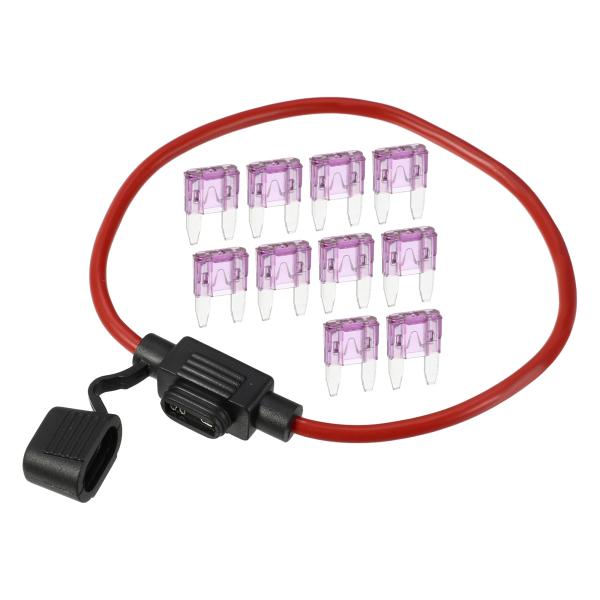 【本商品は海外出荷】お届けは通常20-30日を頂いております。交換用 - 電流：3A；ワイヤー長さ：9.84インチ；ワイヤー直径：0.16インチ；ヒューズホルダーサイズ：1.50インチx0.98インチ；ヒューズサイズ：0.63インチx0.4...