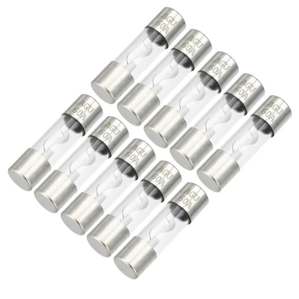 【本商品は海外出荷】お届けは通常20-30日を頂いております。[製品機能] AGUカーヒューズチューブは、耐久性のあるメタルとガラスで作られており、アップグレードされたデザインによりヒューズの寿命を延ばすことができます。[製品寸法] 10x...