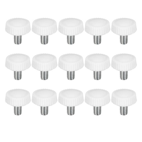 【本商品は海外出荷】お届けは通常20-30日を頂いております。スレッドサイズ：M5x8mm/M5x0.31"(D*L)；スレッドピッチ：0.8；ヘッドサイズ：14.5x7mm/0.57"x0.28"(D*T)；パッケージ内容：15個のノブネ...