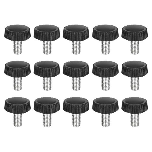 【本商品は海外出荷】お届けは通常20-30日を頂いております。ネジサイズ：M5x8mm/M5x0.31"(D*L)；ネジピッチ：0.8；頭部サイズ：14.5x7mm/0.57"x0.28"(D*T)；パッケージ内容：15個のノブネジ素材：プ...