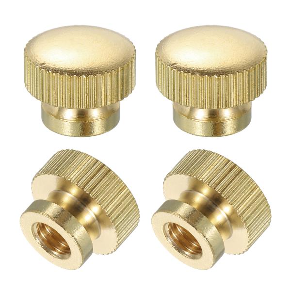 【本商品は海外出荷】お届けは通常20-30日を頂いております。[スレッドサイズ] M6：ピッチ：1mm/0.04"；大径：14mm/0.55"；小径：10mm/0.39"；総厚さ：11mm/0.43"。[素材] 当社のノブナットは真鍮製で、...