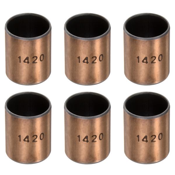 【本商品は海外出荷】お届けは通常20-30日を頂いております。サイズ - 内径：14mm、外径：16mm、長さ：20mm。寸法の安定性が良いです。材質 - 炭素鋼ベースに青銅焼結と複合コーティングを施しています。高い機械的強度と良好な熱伝導...