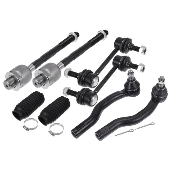 【本商品は海外出荷】お届けは通常20-30日を頂いております。適合車種: フォードに対応エッジ2007-2014、リンカーンに対応MKX 2007-2015用タイロッドエンド[パッケージに含まれるもの]: フロントスウェイバーリンクエンド2...