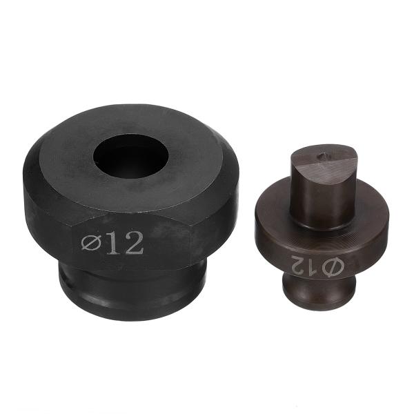 【本商品は海外出荷】お届けは通常20-30日を頂いております。サイズ - 上ダイスの高さ：31.5mm、上穴の直径：12mm、下ダイスの高さ：28mm、下ダイスの直径：39mm。素材 - 良い品質の60Si2Mnスプリング鋼製で、油圧穴パン...