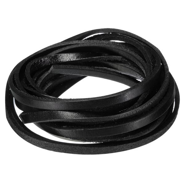 【本商品は海外出荷】お届けは通常20-30日を頂いております。[サイズ]-フラットなレザーストリップは、幅5mm/ 0.2"、厚さ2mm、長さ3.3ヤード/ 3メートルです。カット可能で、さまざまな長さにカットして様々なニーズに対応できます...