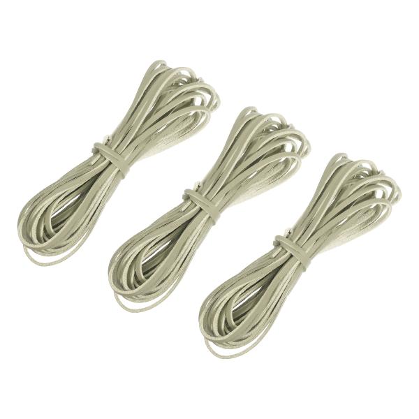 【本商品は海外出荷】お届けは通常20-30日を頂いております。[サイズ]-幅2.6mm、厚さ1.6mm、長さ5.47ヤード/5メートルのレザーコードストリングです。切断可能で、さまざまな長さにカットして様々なニーズに対応できます。[柔らかく...