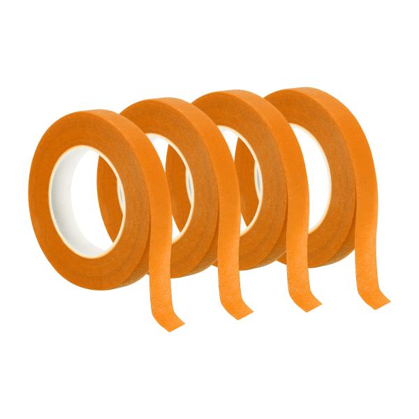 【本商品は海外出荷】お届けは通常20-30日を頂いております。カラー：オレンジ色；素材：クレープペーパー、粘着剤；全長：27メートル/30ヤード；幅：1.2 cm / 0.47"；パッキングリスト：4ロールxフローラルテープ利点：1. この...