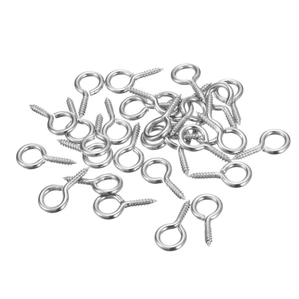 【本商品は海外出荷】お届けは通常20-30日を頂いております。[製品パラメータ] - 小型アイボルトは通常のDIY手作りに使用されます：20x10x2 mm/ 0.79x0.39x0.08インチ；リングの直径は10mm/0.39インチ；パッ...