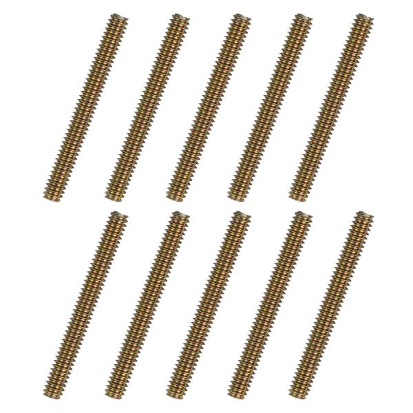 【本商品は海外出荷】お届けは通常20-30日を頂いております。パッケージ内容：透明なプラスチックで包装されたフルスレッドロッド10個入りで、見やすく収納しやすくなっています。各パッケージには1/4x2-1/4"のサイズのロッドが10本含まれ...