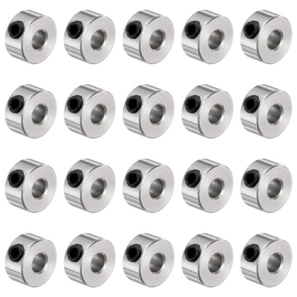 【本商品は海外出荷】お届けは通常20-30日を頂いております。サイズ-3.05mmシャフトカラー、セットスクリュー付き、外径8mm、厚さ4mm。耐久性のある構造-ニッケルメッキされた炭素鋼製で、高い強度、強力なロック力、防錆性、耐久性があり...