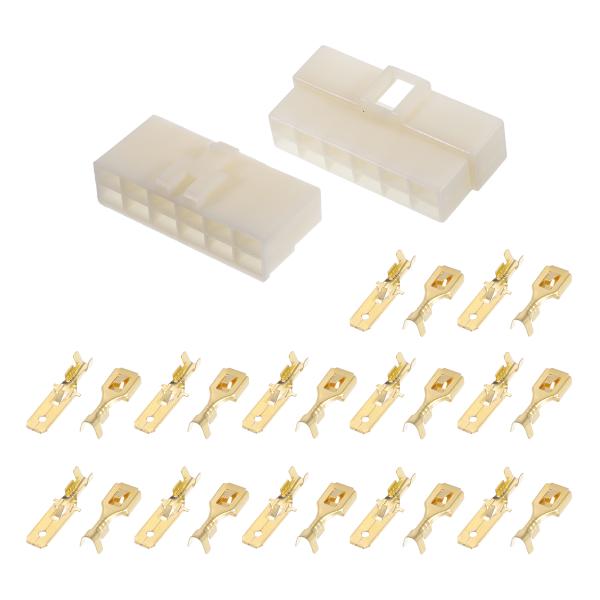 【本商品は海外出荷】お届けは通常20-30日を頂いております。交換用 - 12ピンウェイ端子コネクタは、オートバイ、トラック、船舶、ジェットスキー、スクーター、車両、ボートなどのさまざまなワイヤーコネクタに適しています。機能 - コネクタキ...