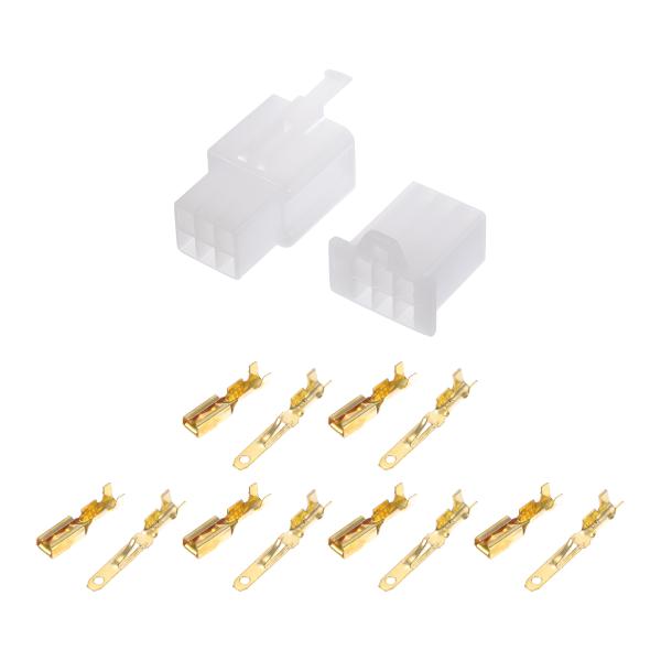 【本商品は海外出荷】お届けは通常20-30日を頂いております。交換用 - 6ピンウェイ端子コネクタは、オートバイ、トラック、船舶、ジェットスキー、スクーター、車両、ボートなどのさまざまなワイヤーコネクタに適しています。機能 - コネクタキッ...