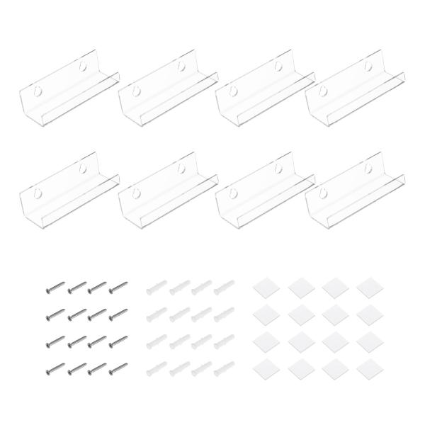 【本商品は海外出荷】お届けは通常20-30日を頂いております。クリアビニールレコードホルダーはアクリル製で、非常に軽くて丈夫です。クリアビニールレコード壁掛けホルダー、外寸：100x35x29mm（長さ×幅×高さ）；内寸：58x30X9mm...