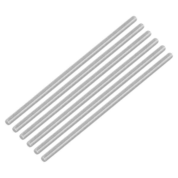 【本商品は海外出荷】お届けは通常20-30日を頂いております。[セット内容]-M4サイズの全ネジロッド6本が含まれています。ネジ径：M4、ネジピッチ：0.7mm、全長：110mm/4.33インチ。[素材]-ネジロッドは304ステンレス鋼で作...
