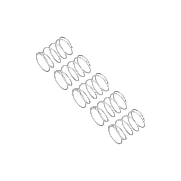 【本商品は海外出荷】お届けは通常20-30日を頂いております。[パラメーター] - 色：シルバー；ワイヤー直径：0.3 mm；外径：4mm；自由長：5mm；パッケージ内容：5個の圧縮スプリング[素材] - 304ステンレス鋼製で、圧縮スプリ...