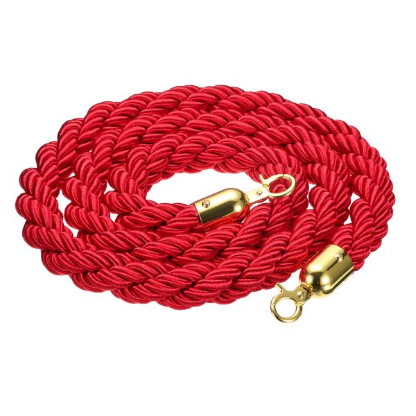 【本商品は海外出荷】お届けは通常20-30日を頂いております。カラー：黒ロープ、金色バックル；素材：ロープ、金属バックル；バックル長さ：38mm；ロープサイズ：32mmx1.5メートル(D*L)；梱包リスト：1x集客バリア利点：良い品質のツ...