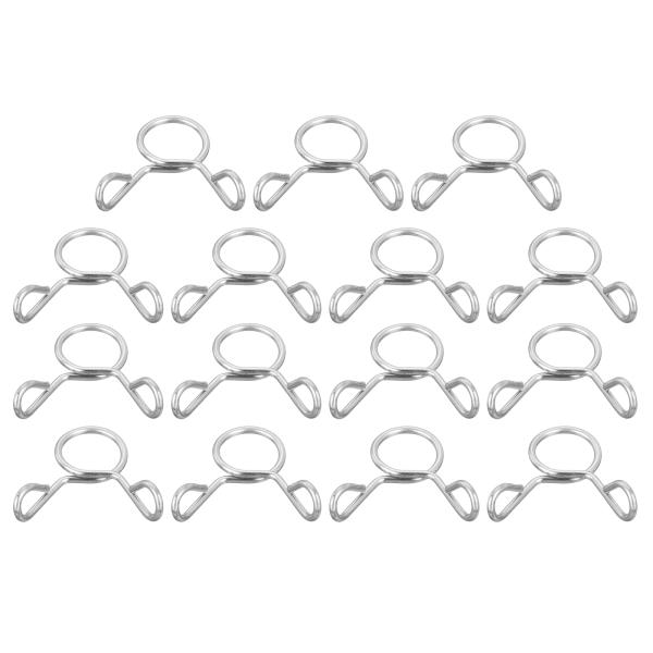 【本商品は海外出荷】お届けは通常20-30日を頂いております。パッケージとサイズ：素材：304ステンレス鋼、最大開口内径：8.6mm / 0.34"、内径：7.5mm / 0.3"、ワイヤー径：1mm / 0.04"、パッケージ内容：15個...