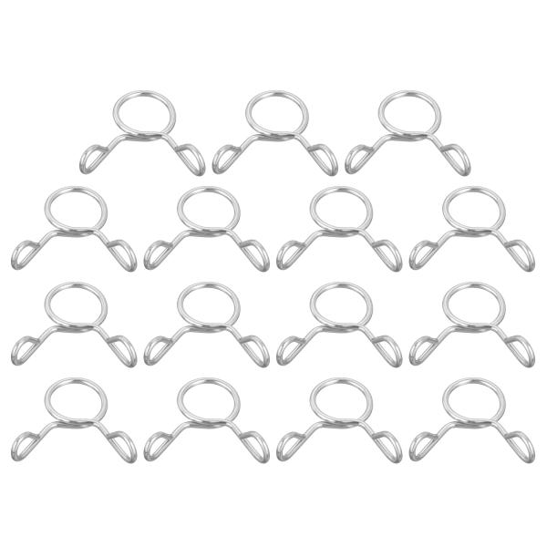 【本商品は海外出荷】お届けは通常20-30日を頂いております。パッケージとサイズ：素材：304ステンレス鋼、最大開口内径：9.2mm / 0.36"、内径：8mm / 0.31"、ワイヤー径：1.1mm / 0.04"、パッケージ内容：15...