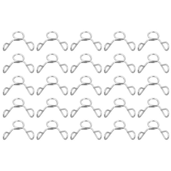 【本商品は海外出荷】お届けは通常20-30日を頂いております。パッケージとサイズ：素材：304ステンレス鋼、最大開口内径：5mm / 0.2"、内径：4.5mm / 0.18"、ワイヤー径：1mm / 0.04"、パッケージ内容：25個の燃...