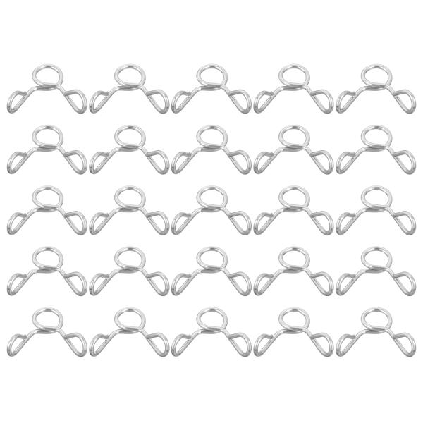 【本商品は海外出荷】お届けは通常20-30日を頂いております。パッケージとサイズ：素材：304ステンレス鋼、最大開口内径：6mm / 0.24"、内径：5mm / 0.2"、ワイヤー径：1.1mm / 0.04"、パッケージ内容：25個の燃...