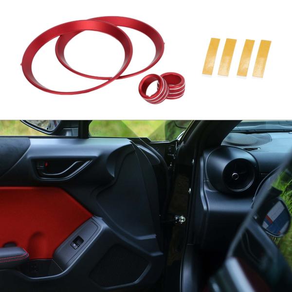 【本商品は海外出荷】お届けは通常20-30日を頂いております。カスタムフィット。スバルに対応BRZ 2022-2024、トヨタに対応GR86 2022-2024用のインテリアノブカバーに適しています。機能。内部ノブを傷つけるのを防ぎ、ドライ...