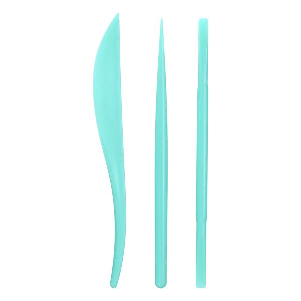 【本商品は海外出荷】お届けは通常20-30日を頂いております。サイズ - 全長：16/16/16.5 cm。粘土ツールセットには、彫刻、成形、モデリング、削り取り、その他の細かい作業に適した3つのスタイルが含まれており、パーソナライズされた...