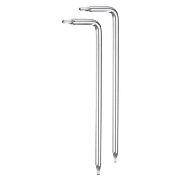 【本商品は海外出荷】お届けは通常20-30日を頂いております。サイズ - T10 トルクス面取りチップ、0.79" (20 mm) ショートアーム、2.96" (75 mm) ロングアーム、0.12" (3 mm) 直径ロッド、HRC 62...