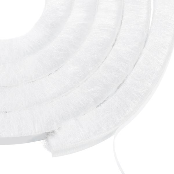 【本商品は海外出荷】お届けは通常20-30日を頂いております。素材：ウール繊維、自己粘着性；適用シーリングギャップ：7-12mm / 0.28-0.47"；ブ ラシの高さ：15mm / 5/8"；幅：9mm / 3/8"；総長：10m / ...