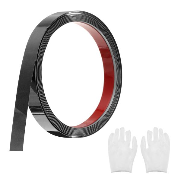 【本商品は海外出荷】お届けは通常20-30日を頂いております。特徴：このステンレス製成形トリムは自己粘着性があり、簡単に取り付けられます。シンプルなピール＆スティック方式でインストールが容易です。取り付け時の便利さのために手袋も付属していま...