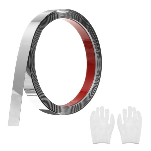 【本商品は海外出荷】お届けは通常20-30日を頂いております。特徴: このステンレス製成形トリムは自己粘着性があり、簡単に取り付けられます。シンプルなピールアンドスティック方式で取り付けが可能です。取り付け時の便利さのために手袋も付属してい...