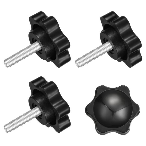 【本商品は海外出荷】お届けは通常20-30日を頂いております。クランプねじノブ: パッケージには六角形の星型ノブが 4 個入っています。ピッチは 0.7mm、ねじサイズは M4 x 16mm / 0.16 インチ x 0.63 インチ (直...