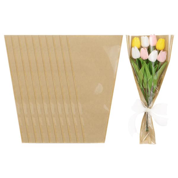 【本商品は海外出荷】お届けは通常20-30日を頂いております。[多目的使用] - これらの花束用バッグは、花の小売店、花のアレンジメント用品、誕生日パーティー、卒業式、結婚式などで幅広く使用できます。[耐久性のある花束用バッグ] - 花束用...