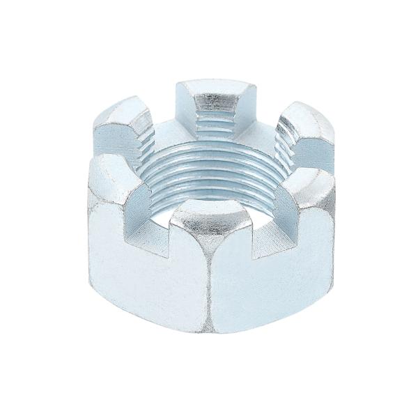 【本商品は海外出荷】お届けは通常20-30日を頂いております。[六角スロットナット] - ナットサイズ：1 1/8-12UNF; ねじ数：12; スロット幅：7.37mm/0.29インチ[サイズ] - 1.66インチ(42.16mm) 対辺...