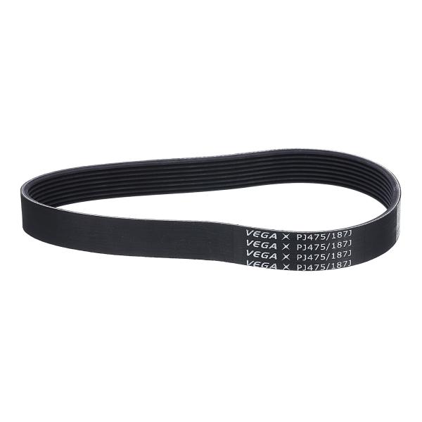 【本商品は海外出荷】お届けは通常20-30日を頂いております。サイズ：187J8 PJ Vベルト。ピッチ長：18.7インチ(475mm)、幅：0.74インチ(18.72mm)、厚さ：0.14インチ(3.5mm)。EPDMゴム素材製で、耐熱性...